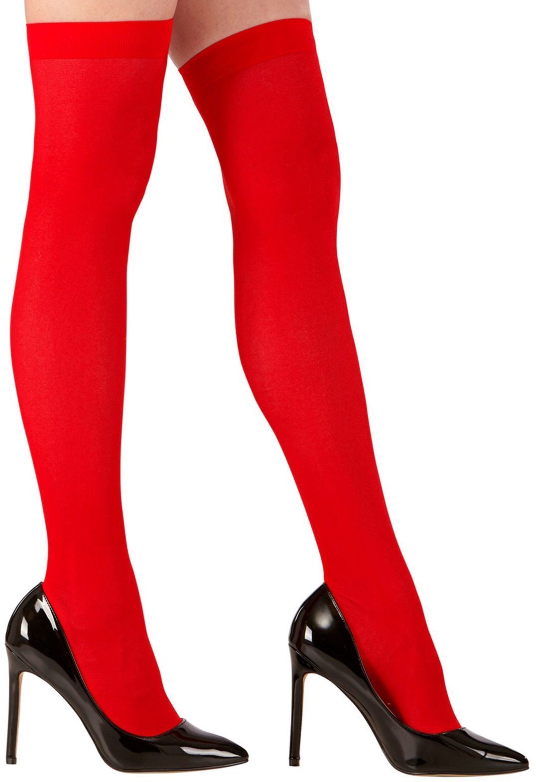 Kniekousen rood - Feestkleding.nl