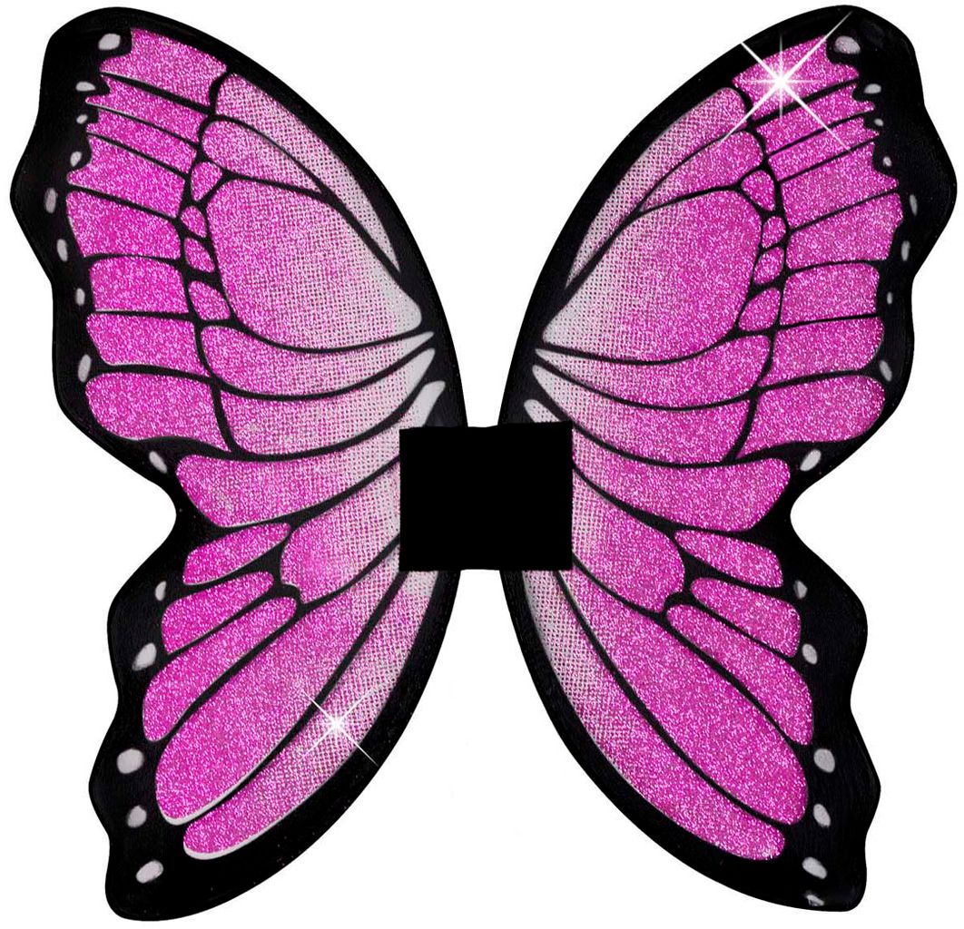 Roze vlinder vleugels - Feestkleding.nl