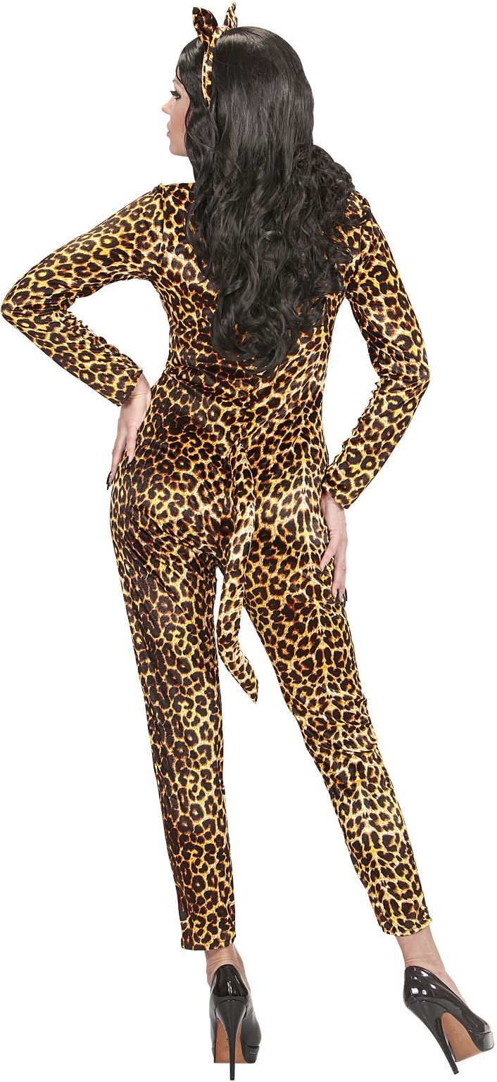 Jumpsuit Luipaard print dames | Feestkleding.nl