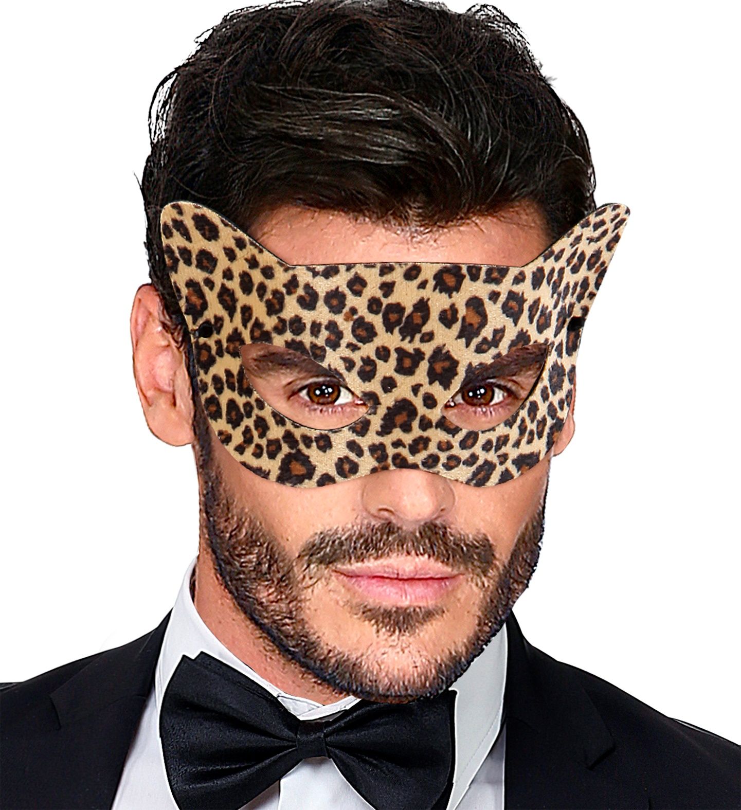 Luipaard oogmasker | Feestkleding.nl