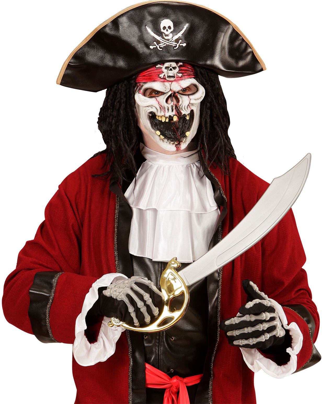 Piraat skelet masker kind | Feestkleding.nl