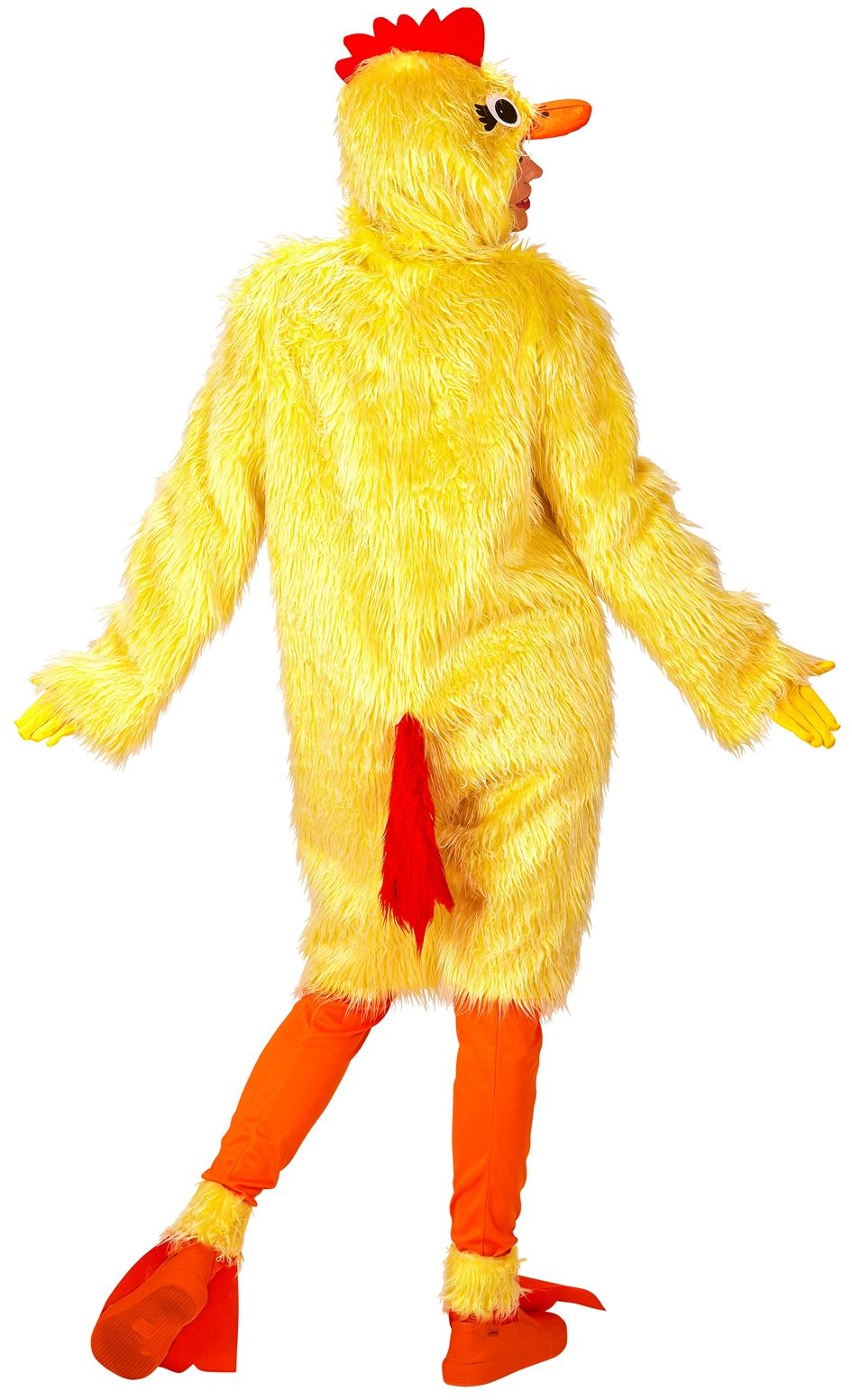 Pluche kippenpak One-size-volwassenen | Feestkleding.nl