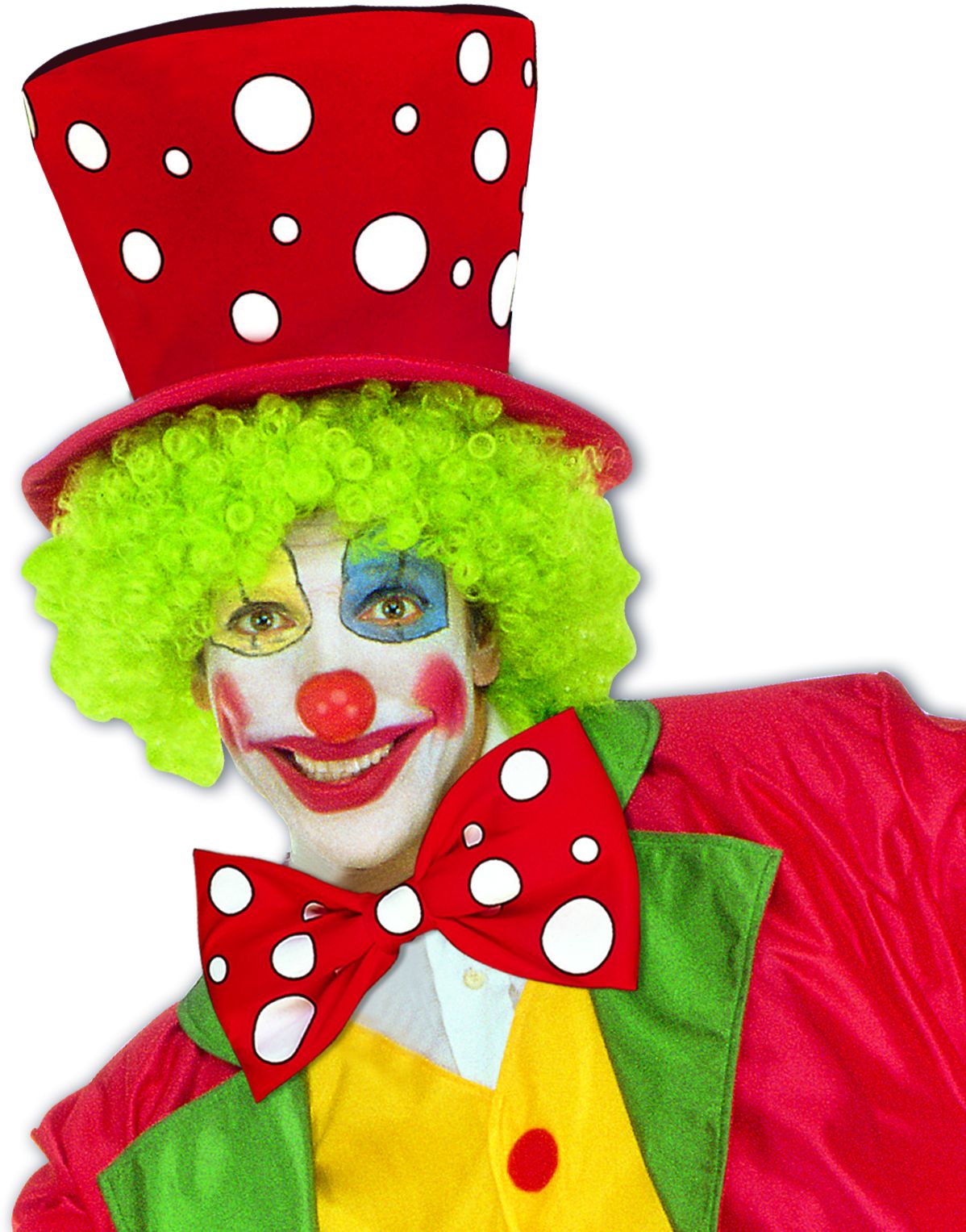 Rode clowns vlinderdas | Feestkleding.nl