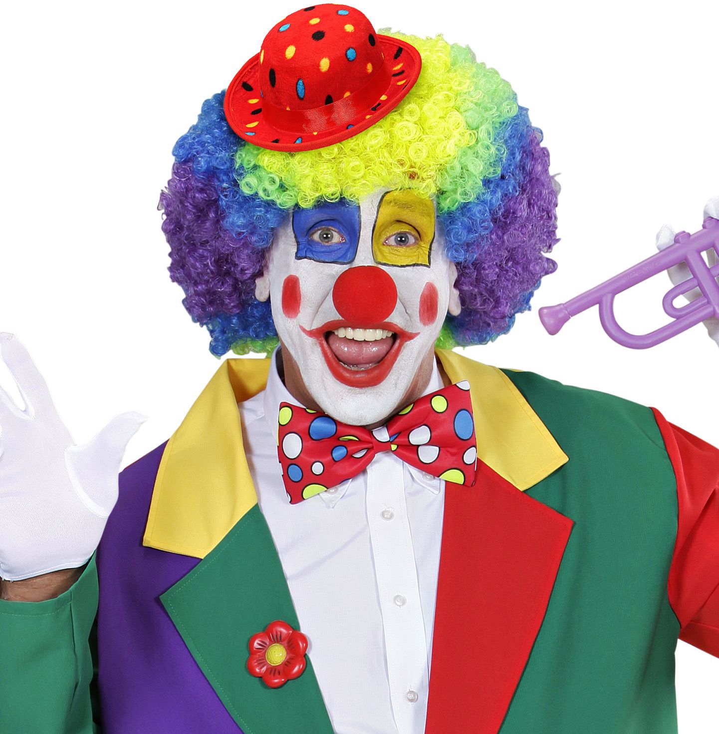 Rode clowns hoed | Feestkleding.nl