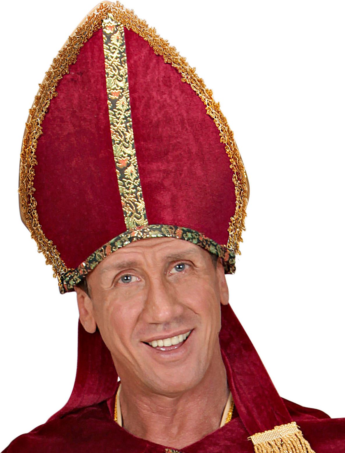 Sinterklaas mijter rood | Feestkleding.nl