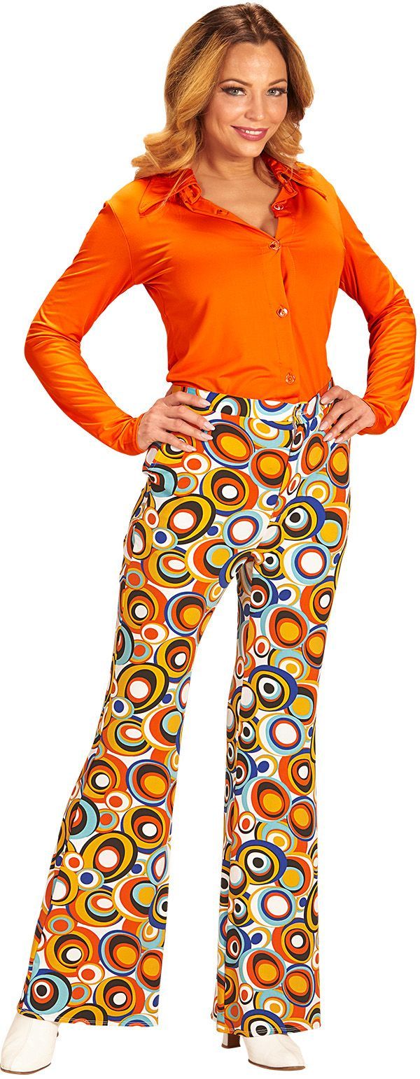 Disco seventies broek dames | Feestkleding.nl