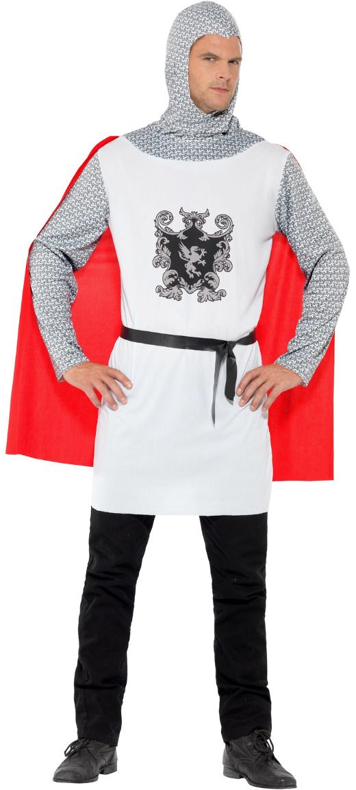 Witte ridder kostuum heren | Feestkleding.nl