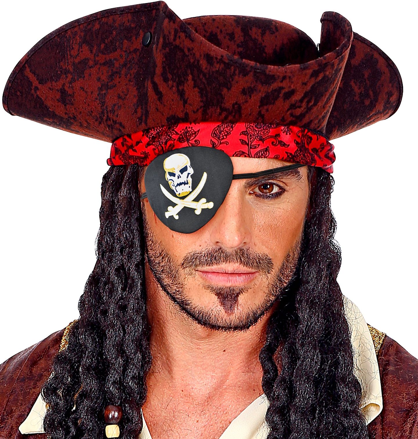 Zwart ooglapje piraten | Feestkleding.nl